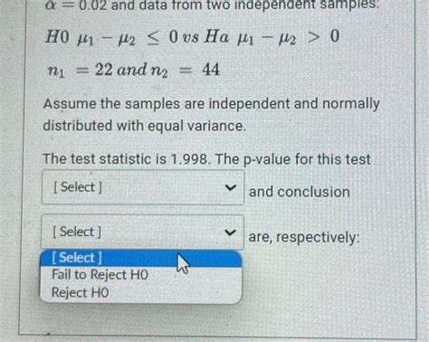 solved consider the following hypothesis statement using