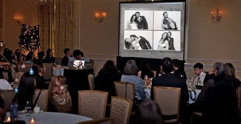 Wedding Reception Projector Slideshow Vancity Photo Booth