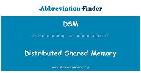 Dsm Definición Memoria Compartida Distribuida Distributed Shared Memory