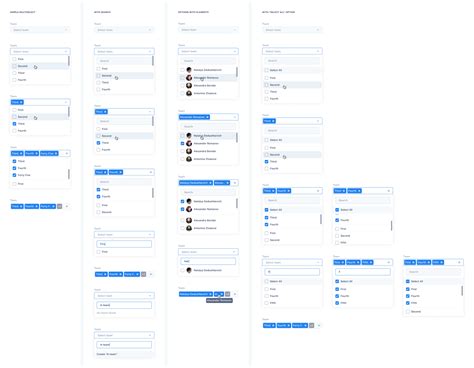 Multiselect Types By Ilya Tyulin On Dribbble