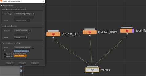 Batch Render In Redshift Lighting Rendering Solaris Od Forum