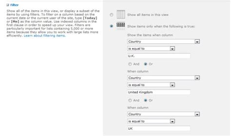 Filter Lists With Views In Sharepoint Dummies