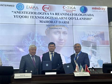 Ali Fuat Erdem Linkedin‘de Anesteziyoloji Ve Reanimasyon Alanında Özbekistandaki