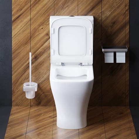 Унитаз напольный Damixa Titan DX78C8600SC безободковый с сиденьем ...