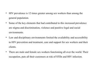 Commercial Sex Workers Pptx Community Health Nursing PPTX
