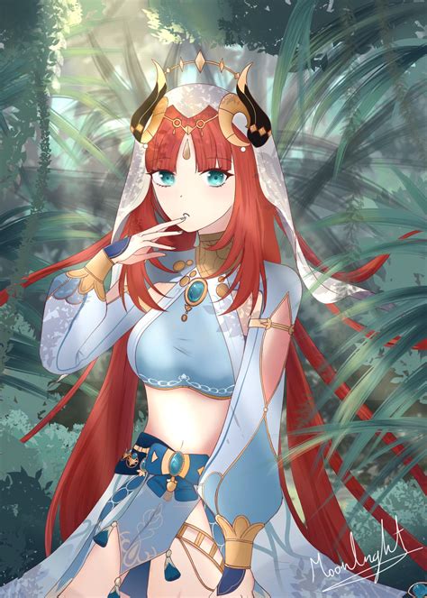 Nilou Fanart Genshin Impact R Animesketch
