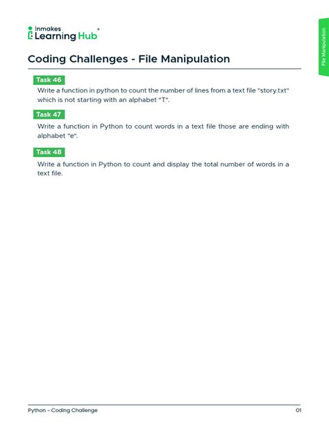 core filehandling pdf