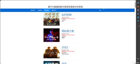 基于python大数据的电影可视化、推荐与票房预测系统 腾讯云开发者社区 腾讯云