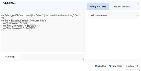 Raw Script Step Sahi Pro