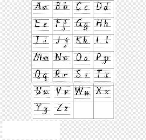 영문 알파벳 대소 문자 필기체 단어 각도 화이트 영어 Png Pngwing
