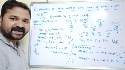 Prime Number Program In Cc Program To Check Whether Given Number Is