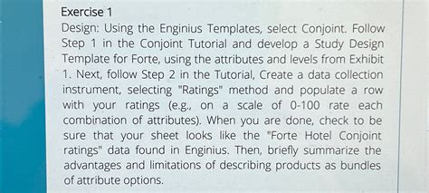 Solved Exercise 1Design Using The Enginius Templates Chegg