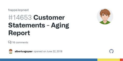 Customer Statements Aging Report · Issue 14653 · Frappeerpnext · Github