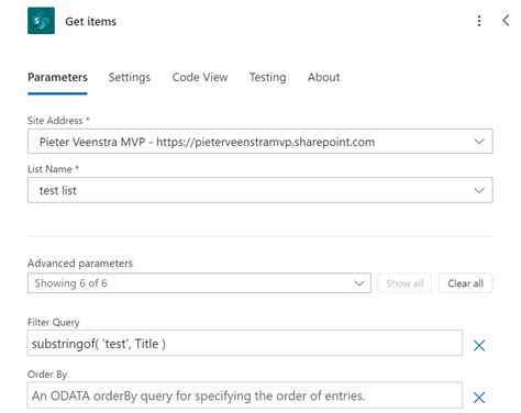 Sharepoint Odata Filter Query In Get Items Action In Power Automate Flow In 2025