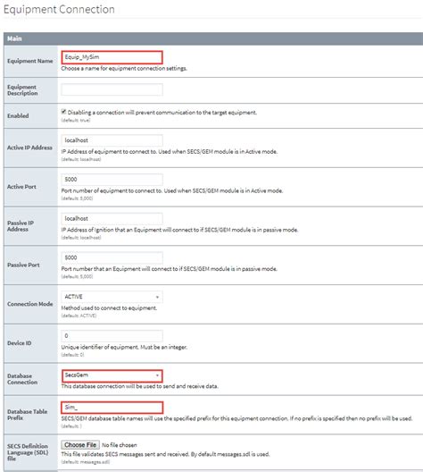 Using The Secs Gem Module Ignition User Manual