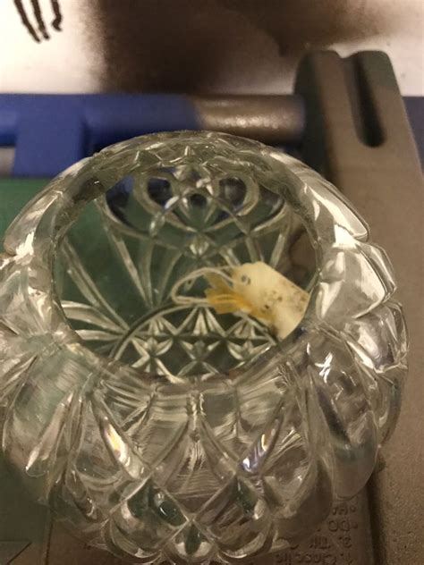 Vintage Pressed Glass Rose Bowl 11717 Vintage Pressed Glass Pressed Glass Rose Bowl