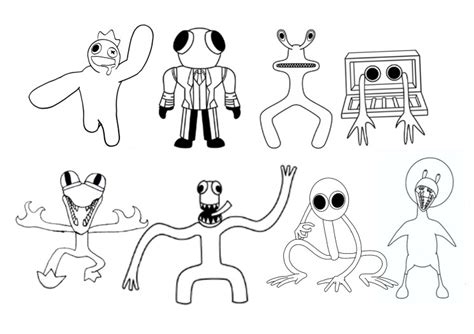 로블록스 레인보우 프렌즈 색칠공부 네이버 블로그