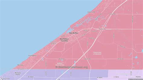 New Buffalo Mi Political Map Democrat And Republican Areas In New