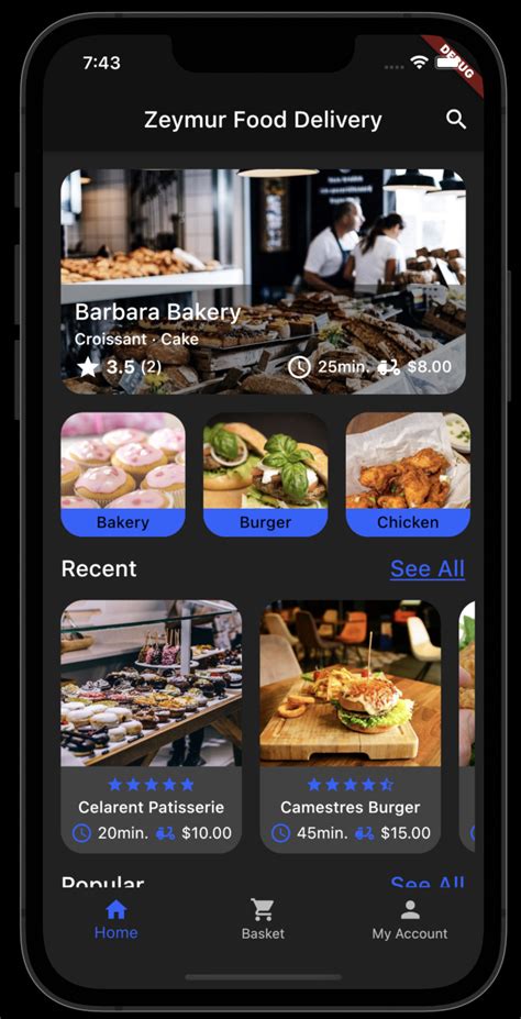 mobile app ui templates for flutter 3 by zeymur codecanyon
