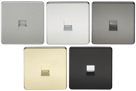 Knightsbridge Screwless Telephone Master Bt Type Socket