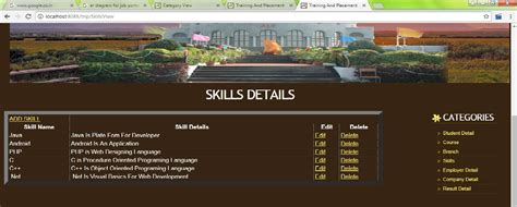 Online Training And Placement Project In Java
