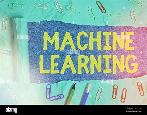 Conceptual Hand Writing Showing Machine Learning Concept Meaning The Concept That A Computer