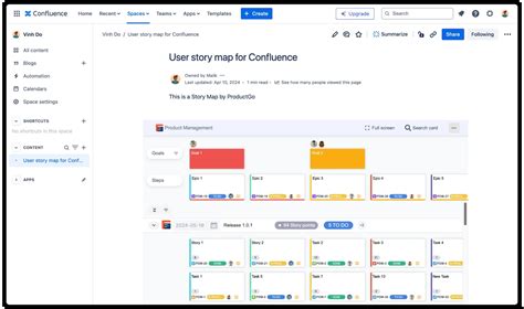 Productgo Agile User Story Map Roadmap And Persona For Jira