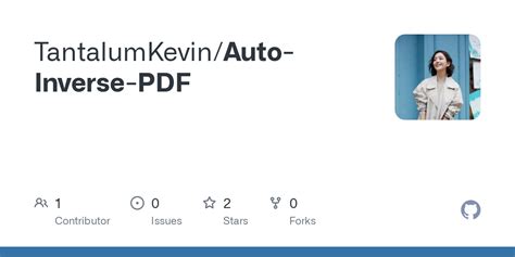 Github Tantalumkevin Auto Inverse Pdf