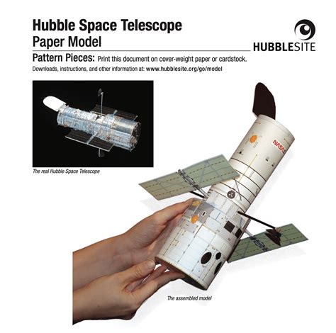โมเดลกล้องโทรทรรศน์อวกาศฮับเบิล ครูอาชีพดอทคอม