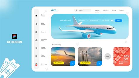 Airlines Website Ui Design Figma Web Design Tutorial For Beginners 2024 Figma