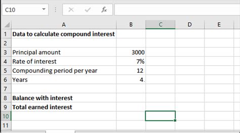 Compound Interest Formula In Excel Tpoint Tech