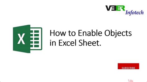 some object disabled in excel sheet fixed youtube