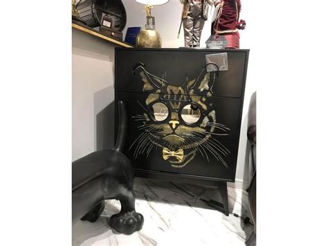 Bogacho Кот Саймон комод 3 ящ каштан Мебель