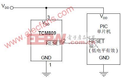 TCM809 TCM810应用电路简介 微波EDA网