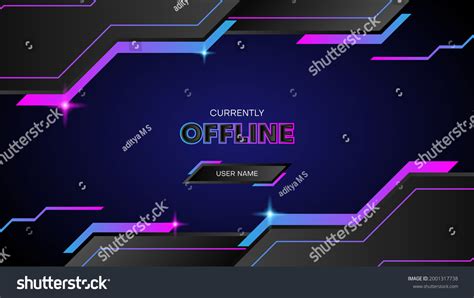 미래형 디자인의 스트리밍 오프라인 게임 배너 스톡 벡터로열티 프리 2001317738 Shutterstock