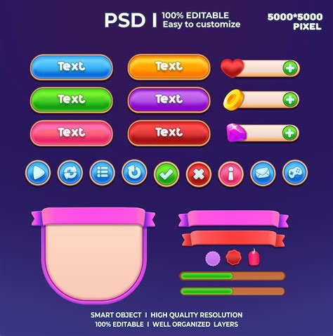 Game Ui Psd 개 이상의 고품질 무료 Psd 템플릿 다운로드 가능 Freepik