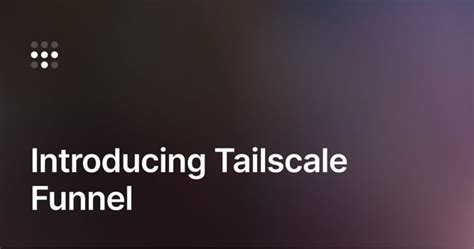 Introducing Tailscale Funnel R Selfhosted
