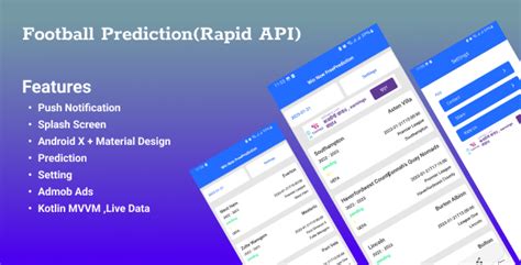 Football Predictions Android App With Rapid Api Code Market