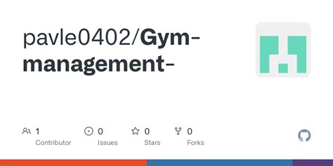 Github Pavle Gym Management