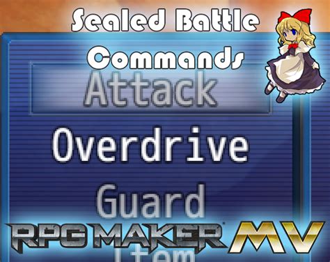Sealed Battle Commands Plugin RPG Maker MV By Arisu