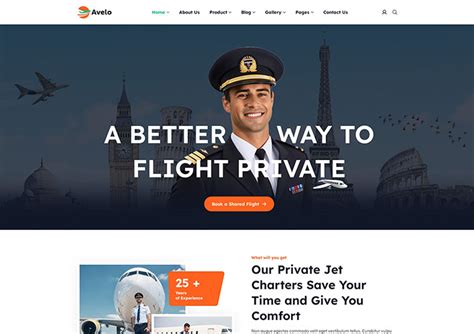 响应式html5航空公司企业官网宣传网站网页源码模板 云部落资源网