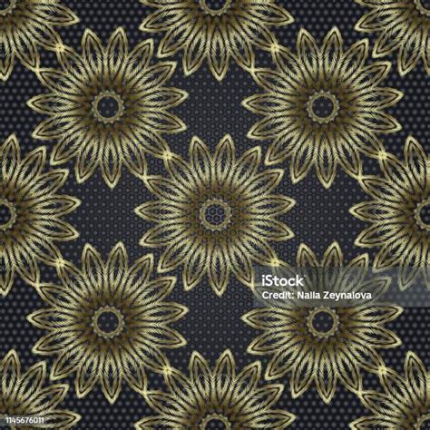 태피 스 트리 꽃 추상 3d 벡터 원활한 만다라 패턴입니다 장식 질감 배경입니다 장식 자 수 3d 꽃 장식입니다 그런 지 배경