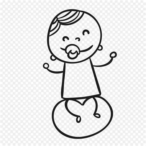 简笔画婴儿矢量图png图片素材下载 图片编号yjkdbmrq 免抠素材网
