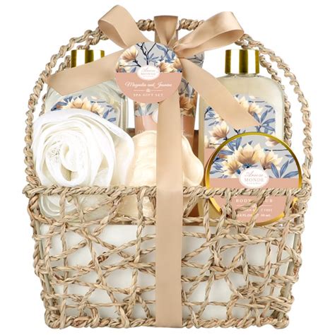 Home Spa T Basket Bath Spa Kit For Women With Body Lotion Shower