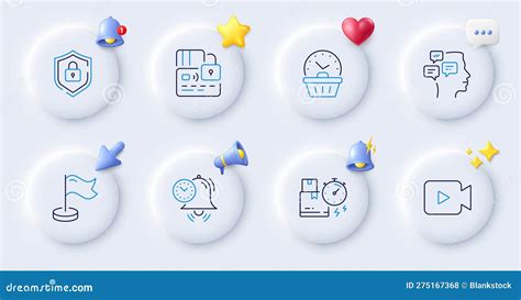 Time Management Card And Delivery Time Line Icons For Web App Printing Vector Stock Vector