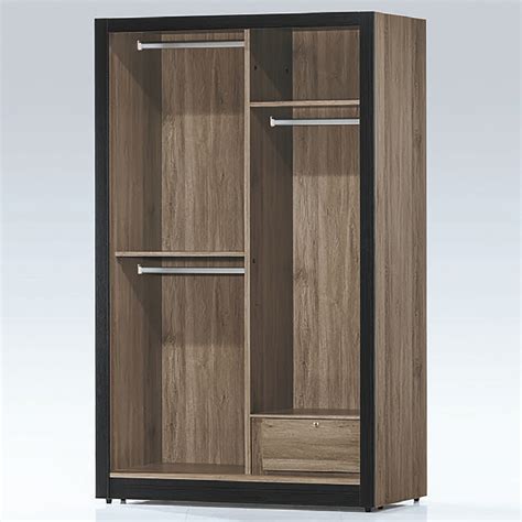 DE德一家具灰橡耐磨4x7尺拉門衣櫥 CY24 225 166347 德一家具