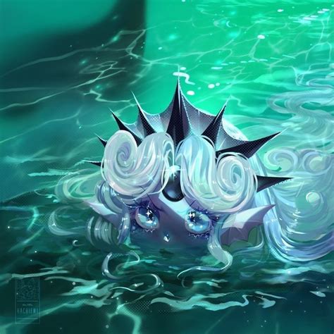 An Image Of A Strange Object Floating In The Water