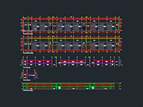 Classroom Block In Dwg 40285 Kb Cad Library