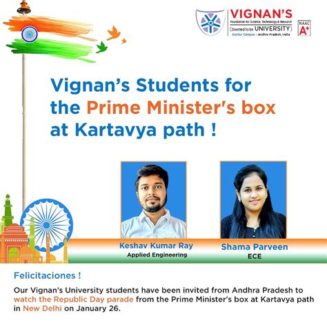 vignan s university on linkedin republicday2023 january2023 vignan primeministerofindia