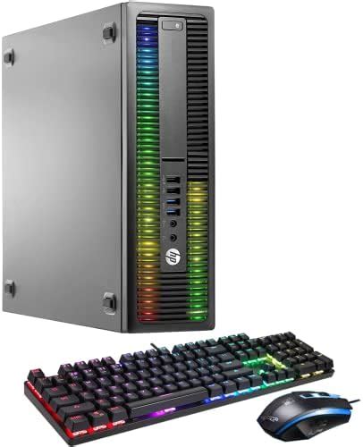 Amazon Com Hp Rgb Lights Pc Desktop Computer Intel Core I